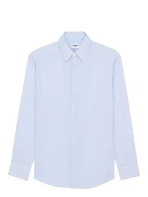Saint Laurent Saint Laurent Men Cassandre Cotton Shirt With Striped Pattern Multicolor