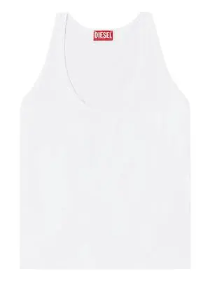 DIESEL® Ribbed Cotton Tank Top - Multicolor