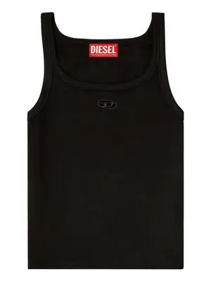 DIESEL® Ribbed Cotton Slim Fit Tank Top - Multicolor