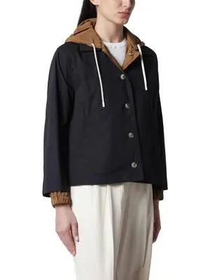 Herno Reversible Cotton Gabardine Jacket - Blue