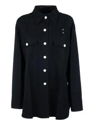 Prada Tailored Long Sleeve Button Detailed Coat - Multicolor