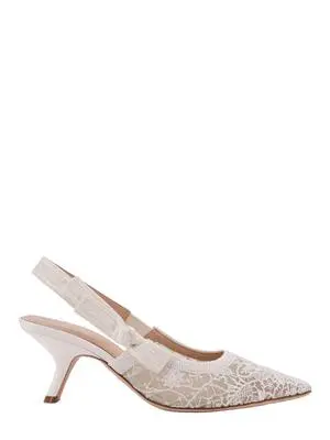 Dior DIOR J'ADIOR Lace Slingback Pumps Multicolor