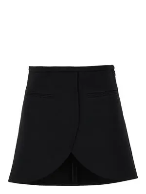 COURREGES Black A-line Skirt - Multicolor
