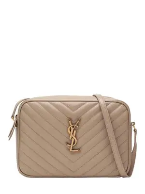 Saint Laurent Saint Laurent Quilted Leather Camera Bag Cream