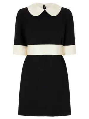 Dolce & Gabbana Contrasting Collar Dress - Multicolor