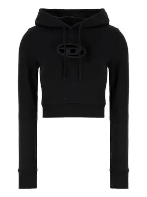 DIESEL® Cropped Logo Hoodie - Multicolor