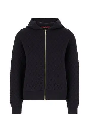 Max Mara Quilted Zip-up Hoodie - Multicolor