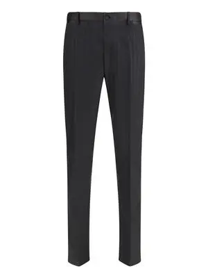 Dolce & Gabbana Tailored Striped Trousers - Black