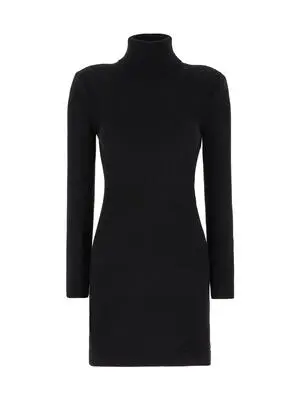 TOM FORD Turtleneck Knit Dress - Multicolor