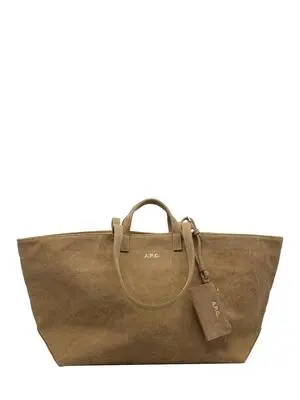 A.p.c. Le Drummer Tote Bag - Cream