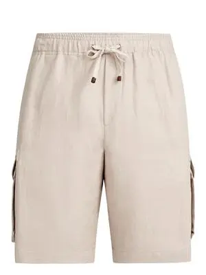 Brunello Cucinelli Linen Cargo Shorts - Multicolor