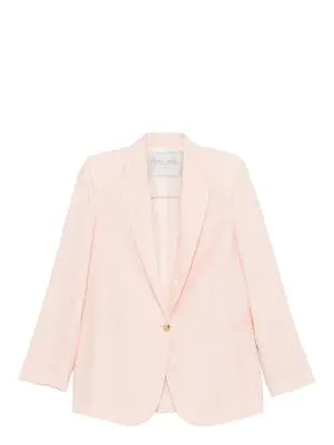 FORTE_FORTE FORTE FORTE Linen Single-Breasted Jacket Multicolor
