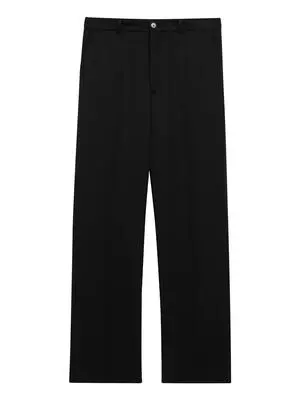 Balenciaga Tailored Trousers In Dry Wool - Black