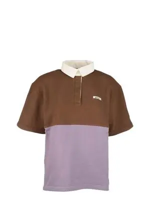 Prada Color Block Sweatshirt With Stand Collar - Multicolor