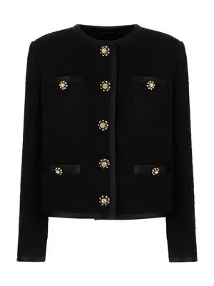 DOLCE & GABBANA DOLCE & GABBANA Textured Blazer With Embellished Buttons