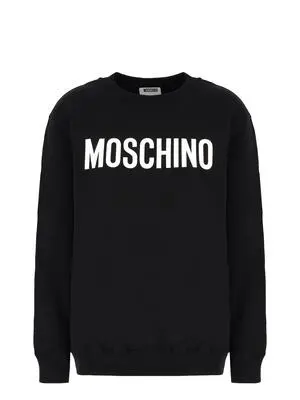 Moschino Crewneck Sweatshirt With Logo - Multicolor