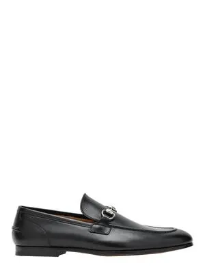 Gucci Moccasin With Horsebit Detail - Black