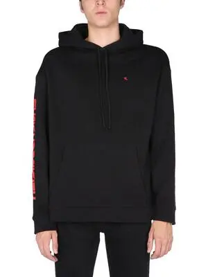 Raf Simons Synchronicity Hooded Sweatshirt - Black