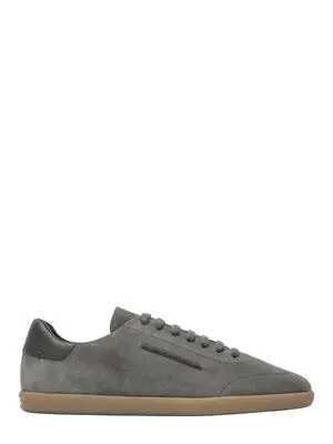 Zegna Grey Suede Sneakers - Gray