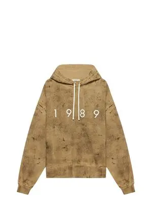 1989 STUDIO Camouflage Logo Hoodie - Cream