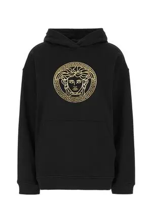 Versace Black Medusa Logo Hoodie - Multicolor