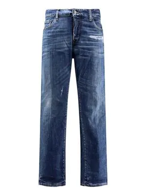 Dsquared2 DSQUARED2 Cotton Jeans With Distressed Detail Multicolor