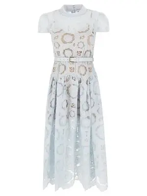 SELF-PORTRAIT Lace Dress - Multicolor