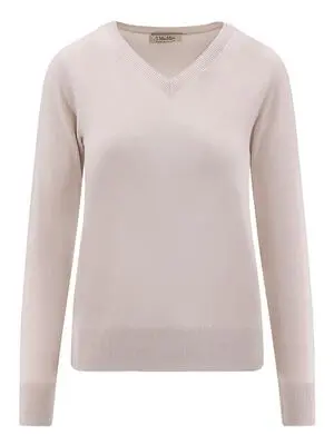Max Mara Wool V-neck Sweater - Multicolor