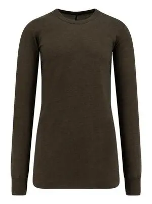 Rick Owens Basic Ls T Viscose Blend T-shirt - Green