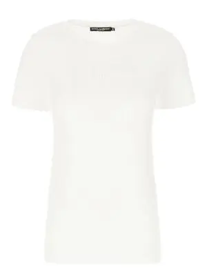 Dolce & Gabbana Embellished Logo T-shirt - Multicolor