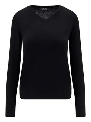 Max Mara Wool V-neck Sweater - Multicolor