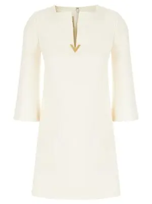 Valentino Garavani Dress With V Detail - Multicolor