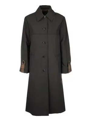 Paul Smith Long Button Detailed Coat - Multicolor