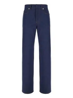 Fendi Dark Wash Straight Leg Jeans - Multicolor