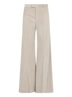 Brunello Cucinelli Carbone Silk Blend Drawstring Track Pants - Multicolor