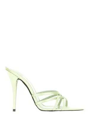 Saint Laurent Strappy High Heel Mules - Multicolor