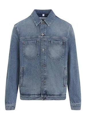 Off-White Hal Arrow Skate Denim Jacket - Blue