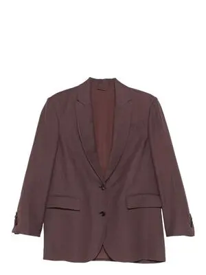 Brunello Cucinelli Single-breasted Blazer Jacket - Multicolor
