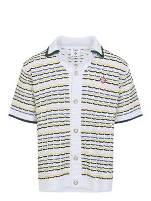 Casablanca Tuck Stitch Shirt - Multicolor