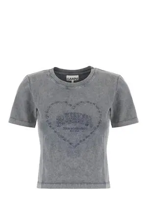GANNI GANNI Cotton T-shirt Multicolor