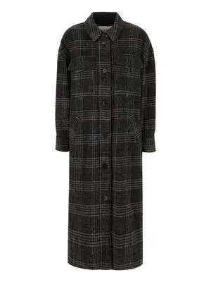 Isabel Marant Étoile Checked Coat - Multicolor