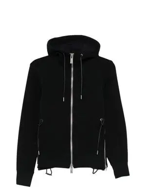 Sacai Cotton Zipped Hoodie - Multicolor