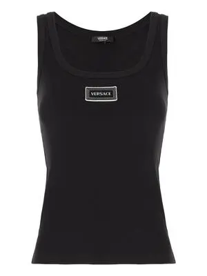 Versace Ribbed Tank Top - Multicolor