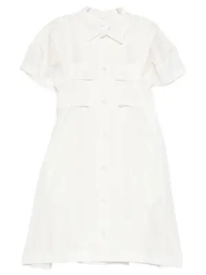 Sacai Wool Suiting Dress - Multicolor