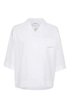 Sportmax Cotton Poplin Shirt With Crystal Embellishment - Multicolor