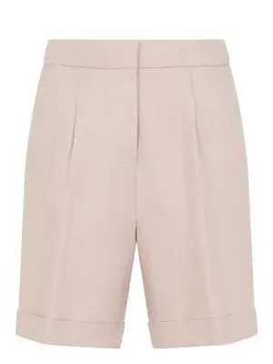 Peserico Linen Bermuda Shorts - Multicolor