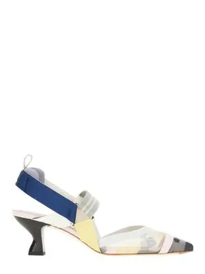Fendi Slingback Pumps - Multicolor