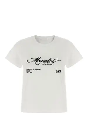 Moncler Logo Cotton T-shirt - Multicolor