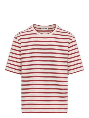 JIL SANDER Cotton T-shirt - Red