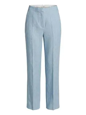 Tagliatore Tailored Linen Trousers - Multicolor